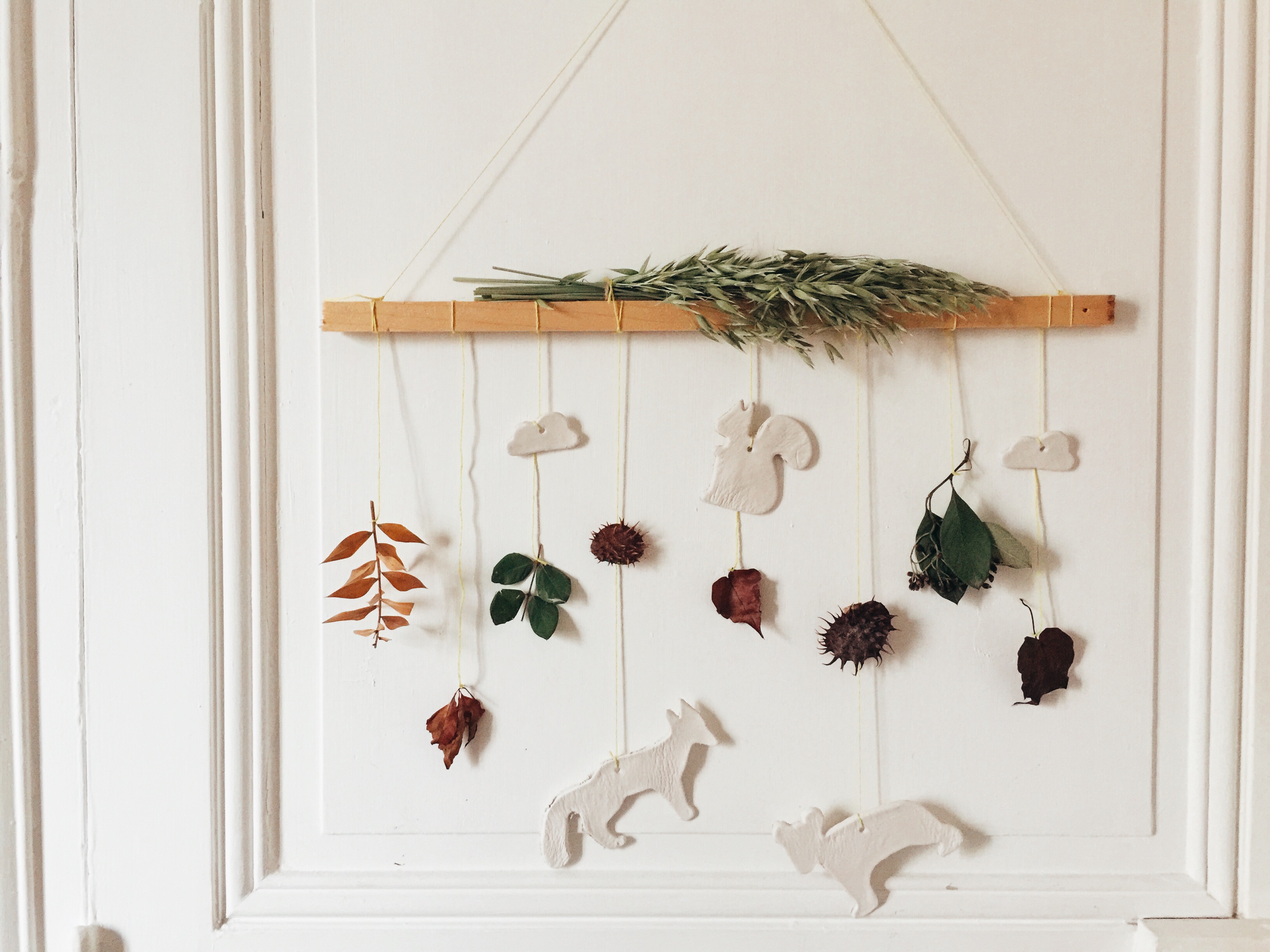 {DIY} Un mobile nature d’automne!