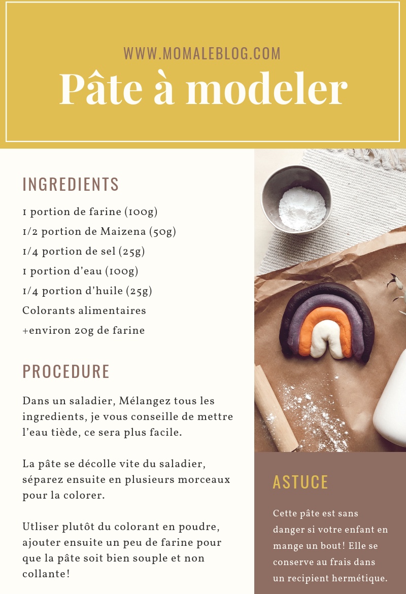 {DIY} La pâte à modeler maison!