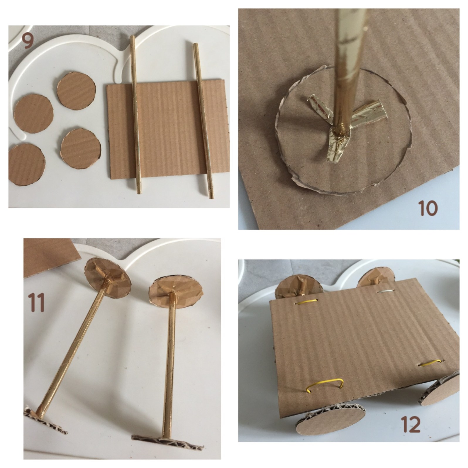 {DIY} Le cheval à tirer en carton!